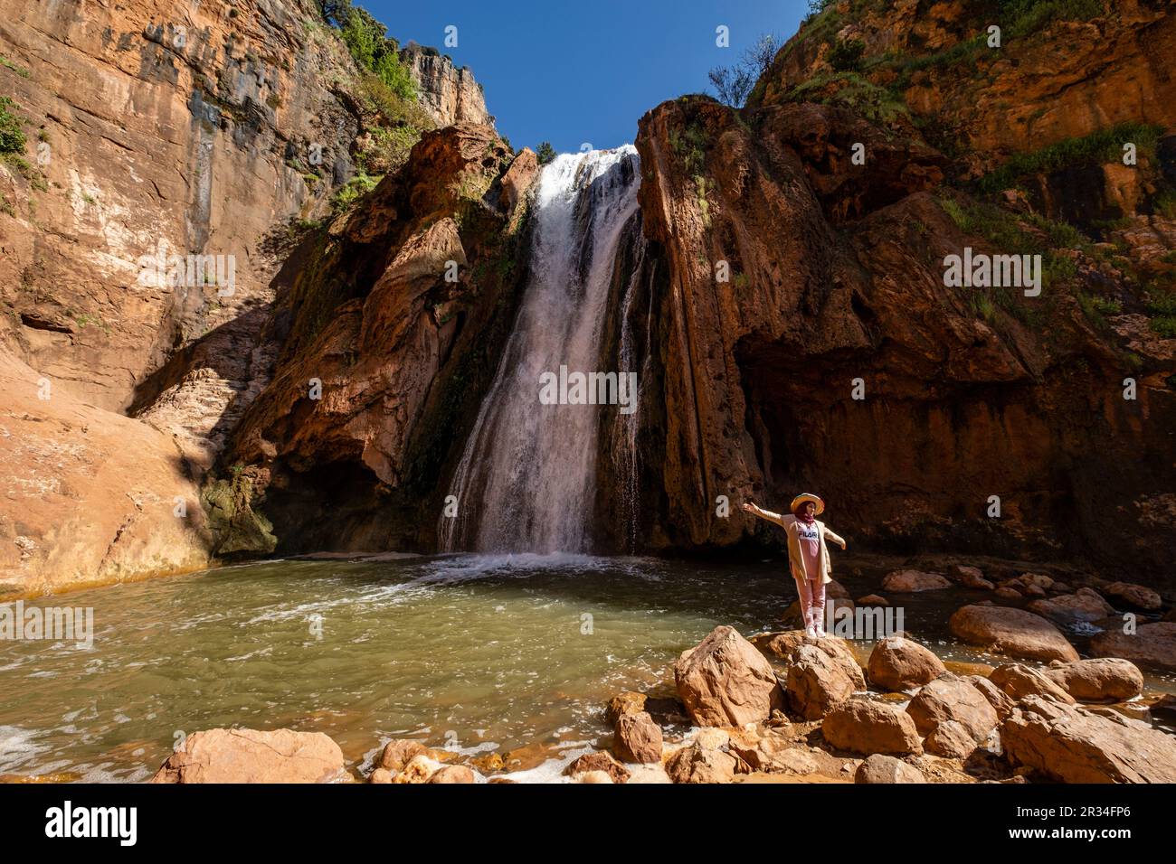 Sources of Oum Rabia, Zaouia de Ifrane, Middle Atlas,, Morocco, Africa ...