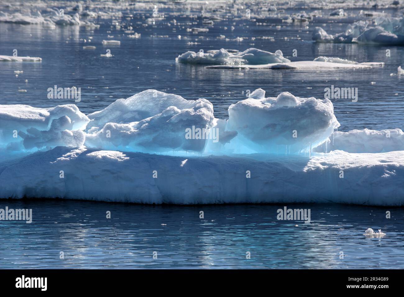 Icebergs and Glaciers Formations in Antarctica Stock Photo - Alamy