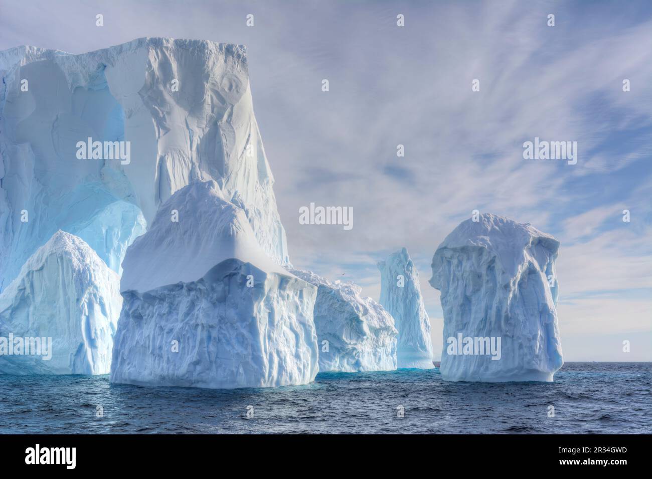 Icebergs and Glaciers Formations in Antarctica Stock Photo - Alamy