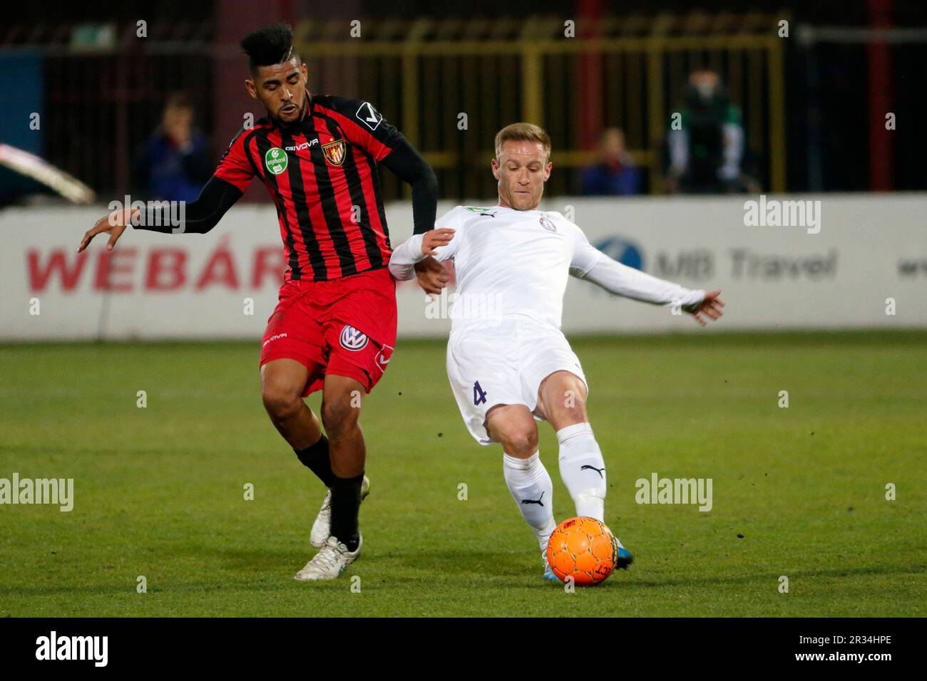 Honved vs. Ujpest OTP Bank League football match Stock Photo - Alamy