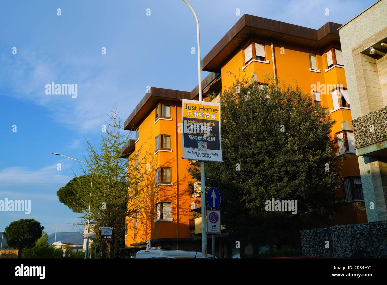 PRATO, ITALY -12 APR 2023- View of Prato, a town in Tuscany, Italy ...