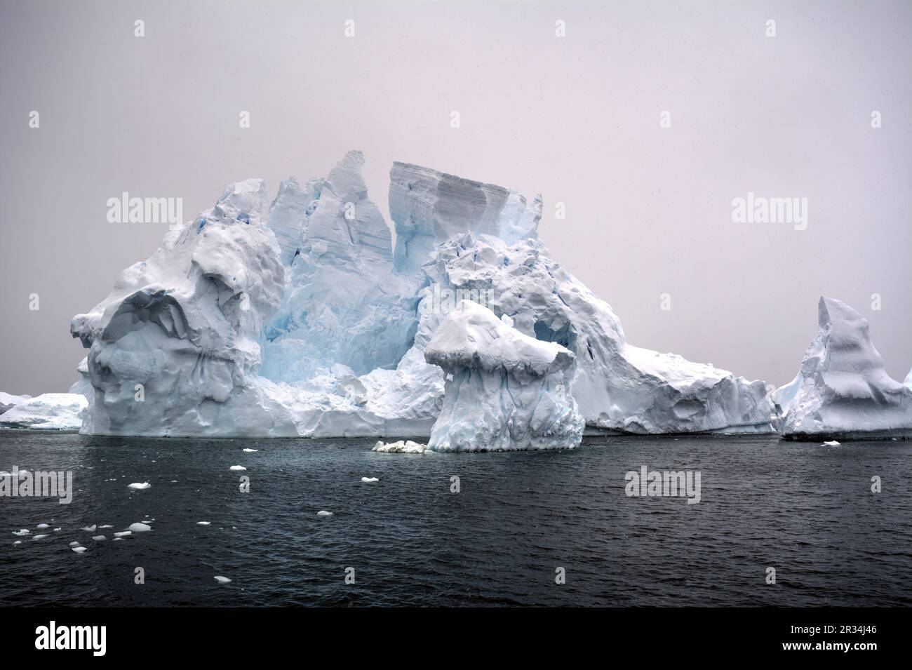 Icebergs and Glaciers Formations in Antarctica Stock Photo - Alamy