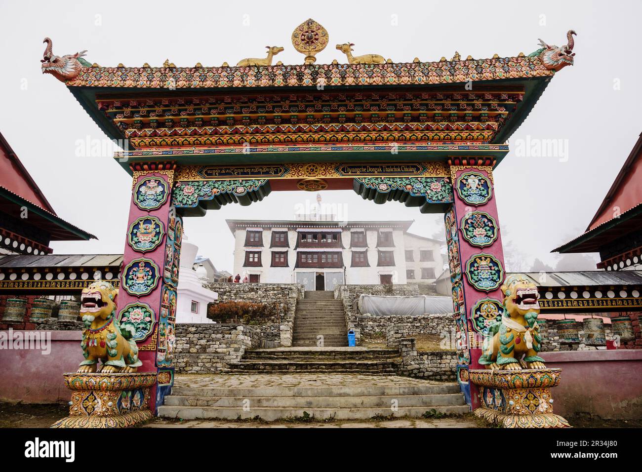 monasterio budista de Tengboche.Sagarmatha National Park, Khumbu Himal ...
