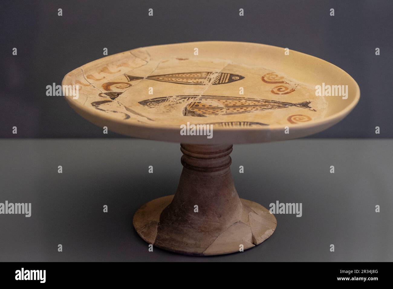 copa de lospeces, siglo I a.C. Procedente de Numancia, museo Numantino ...