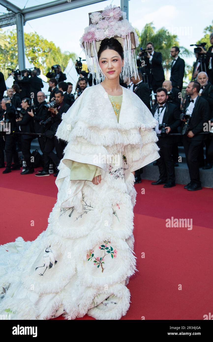 Cannes, France. 22nd May, 2023. Emily Cheong attending the Club Zero ...