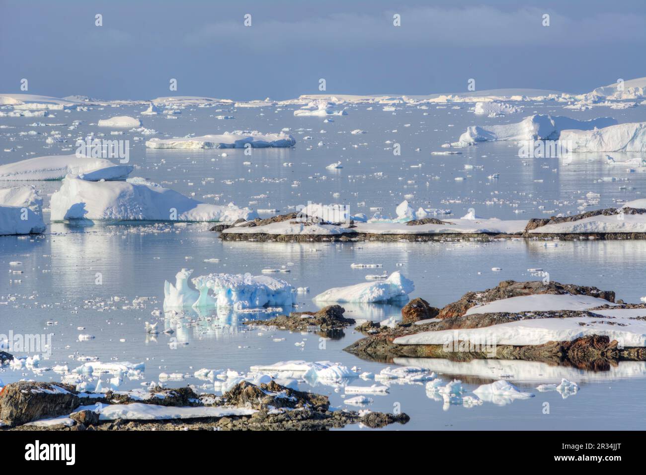 Icebergs and Glaciers Formations in Antarctica Stock Photo - Alamy