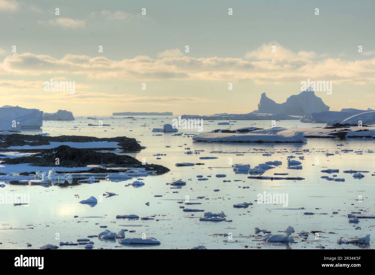 Icebergs and Glaciers Formations in Antarctica Stock Photo - Alamy