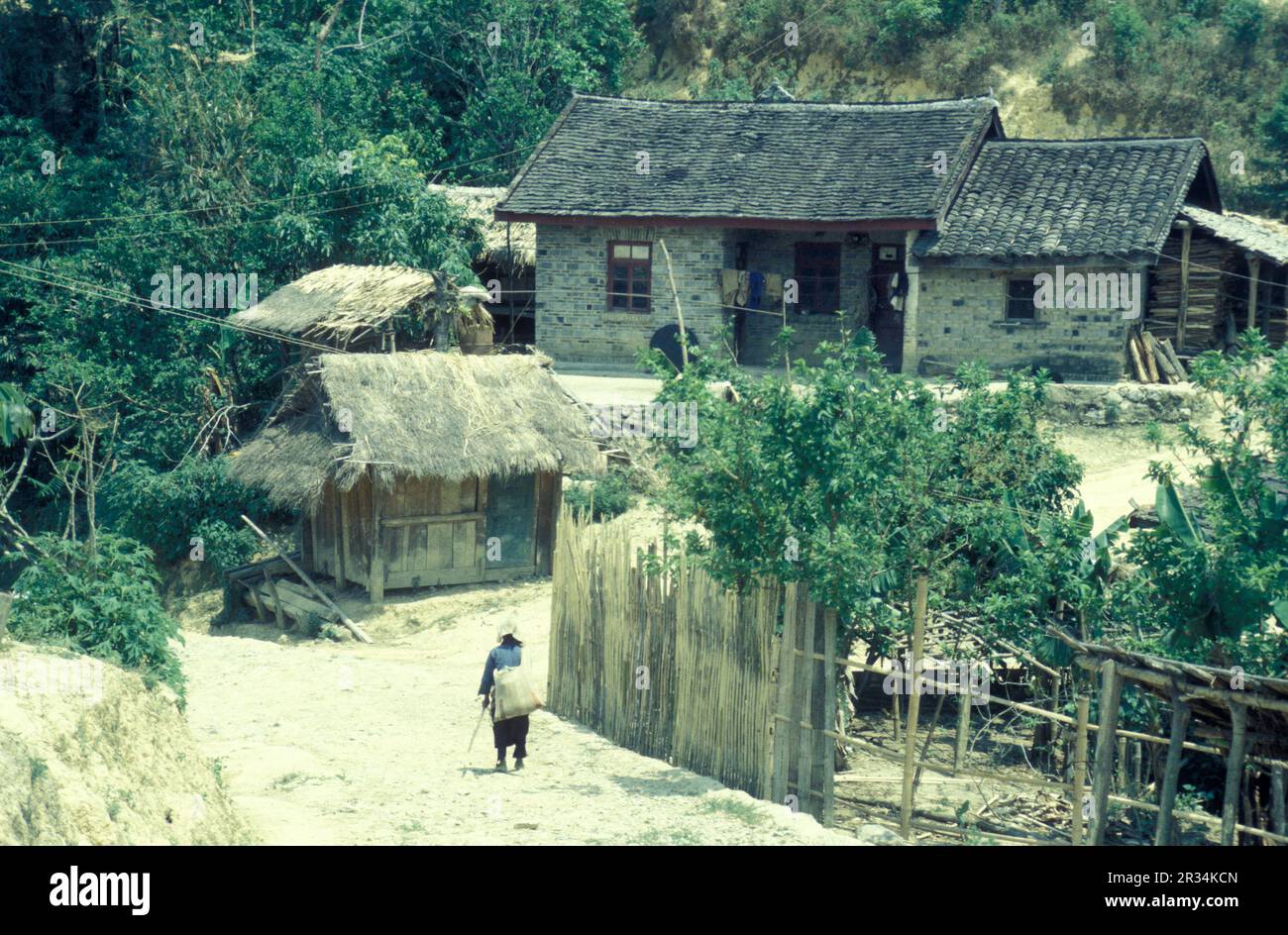 a Village in the Agriculture Land near the Town of Menghai in the ...