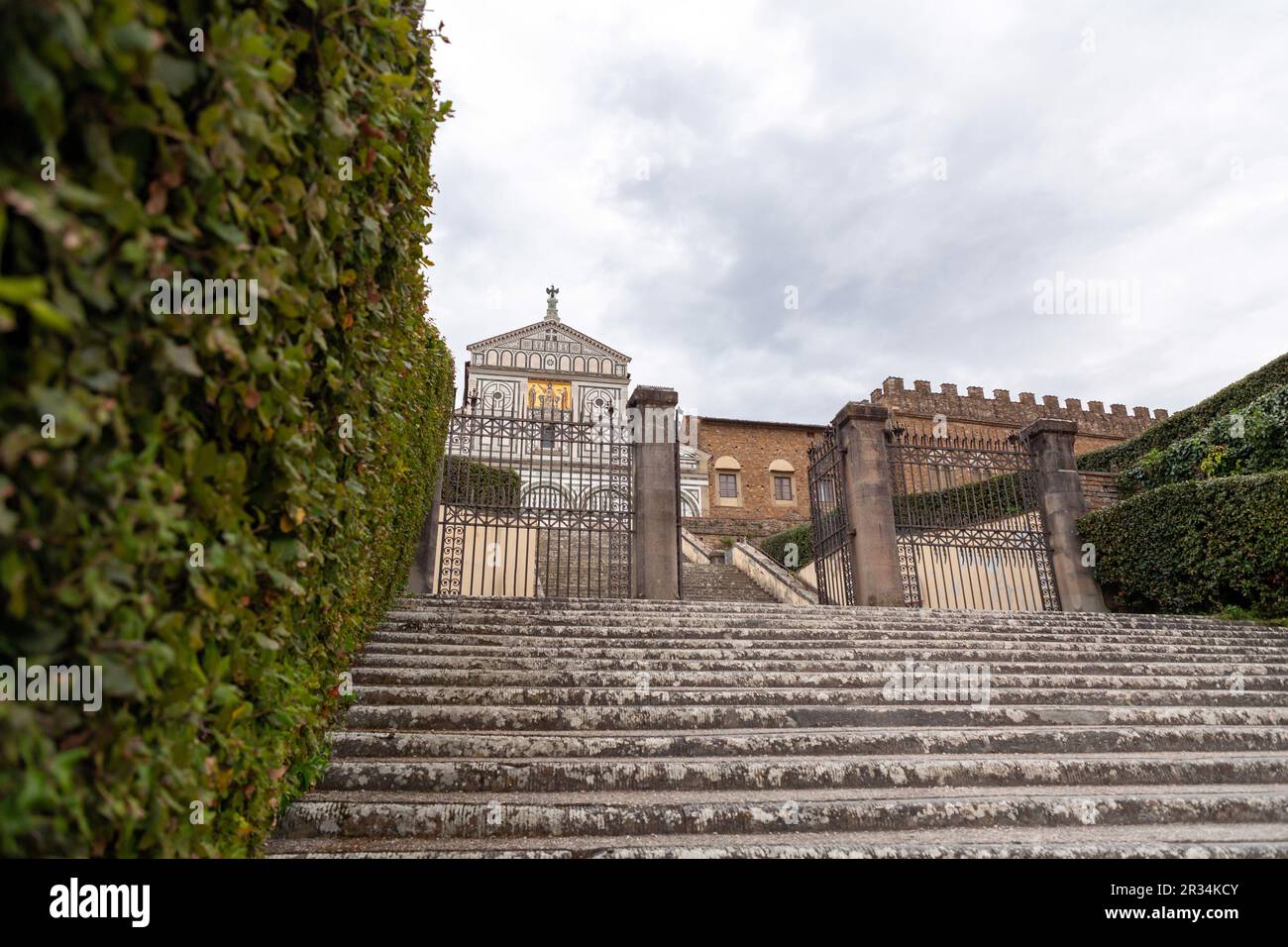 San Miniato al Monte is a basilica in Florence, overlooking the city ...
