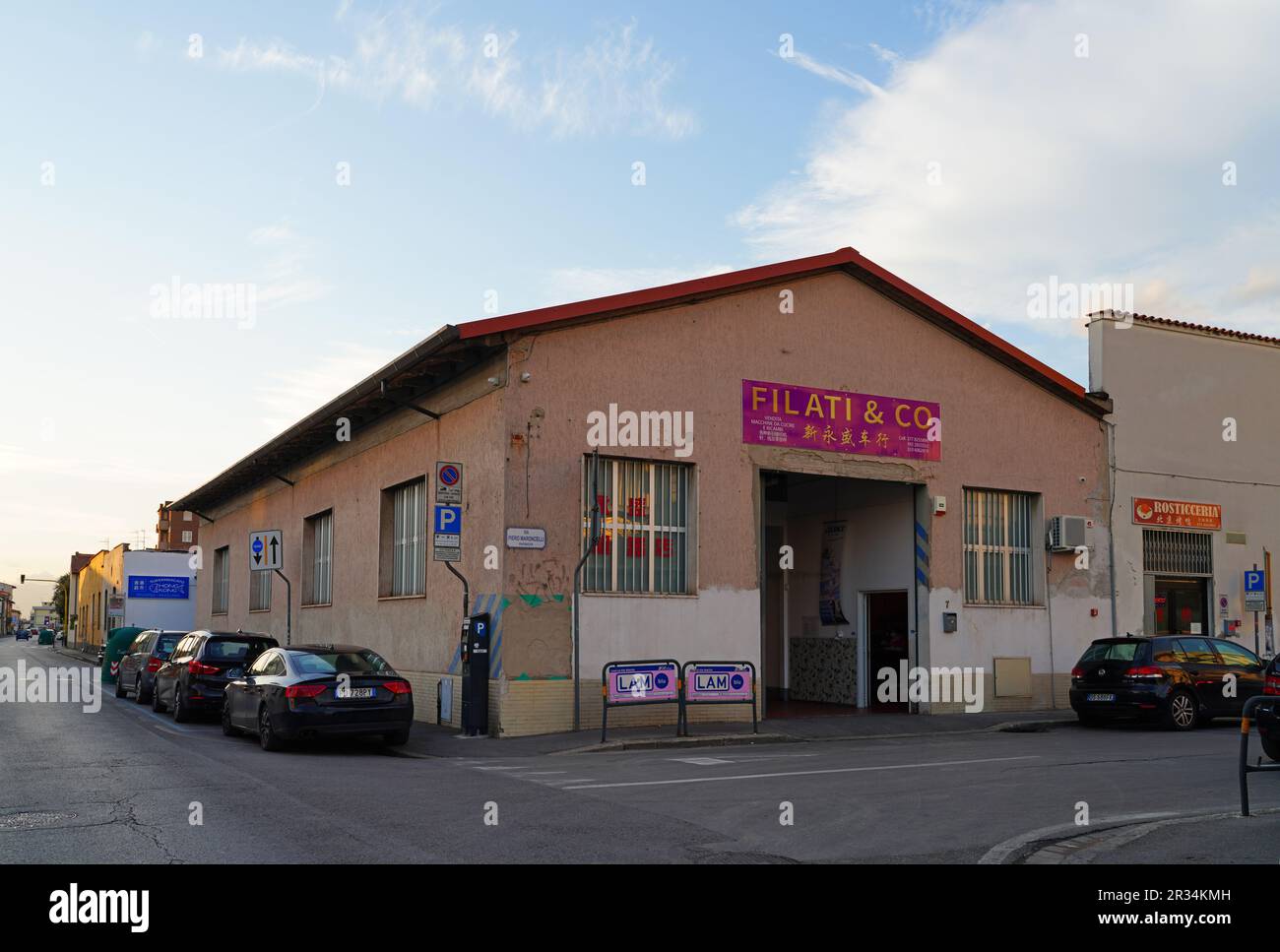 PRATO, ITALY -12 APR 2023- View of Prato, a town in Tuscany, Italy ...