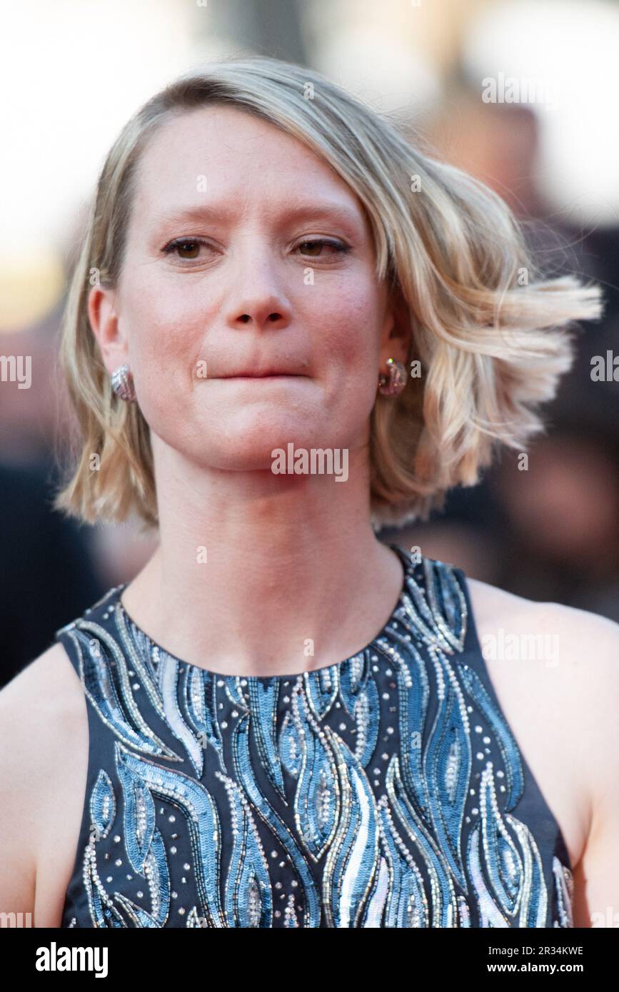 Cannes, France. 22nd May, 2023. Mia Wasikowska attending the Club Zero Premiere as part of the ...