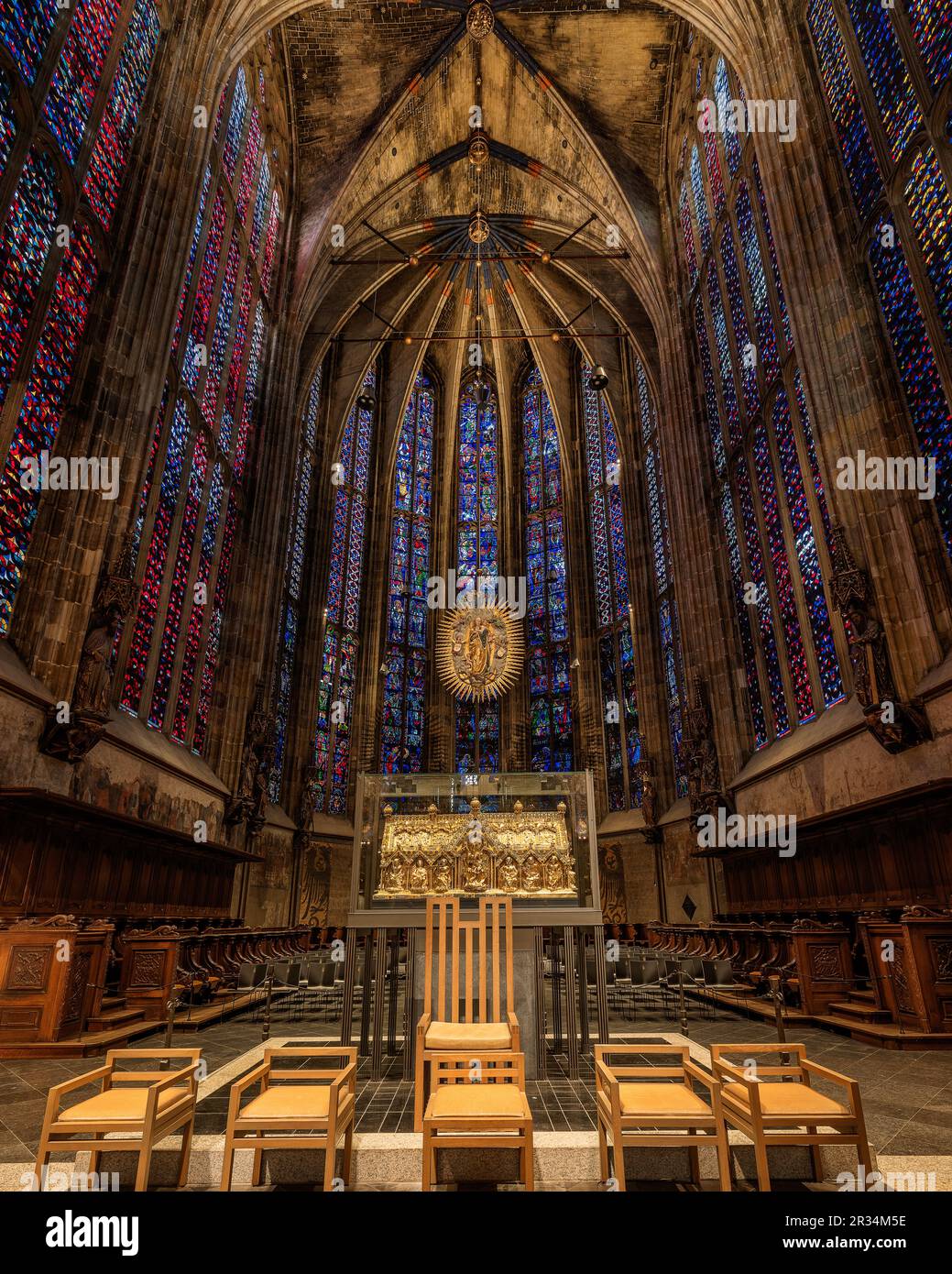 Aachen cathedral chandelier hi-res stock photography and images - Alamy
