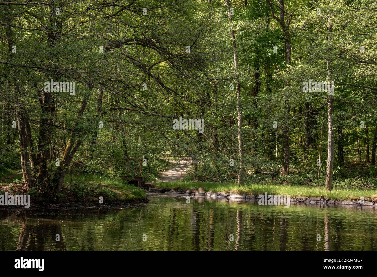 Park in Hosingen Stock Photo - Alamy