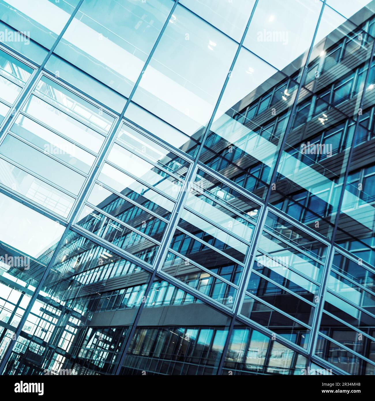 Window front of an office building Stock Photo - Alamy