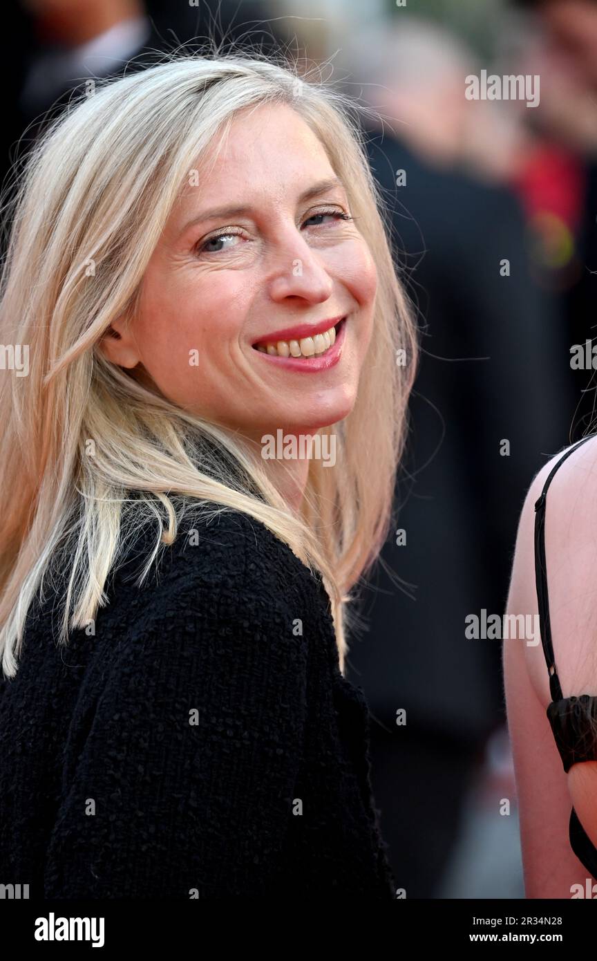 Cannes, France. 22nd May, 2023. CANNES, FRANCE. May 22, 2023: Jessica Hausner at the premiere ...
