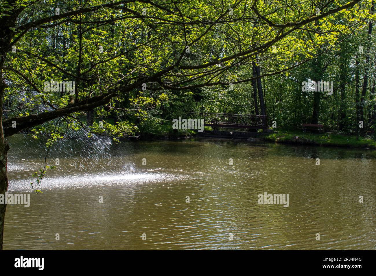 Park in Hosingen Stock Photo - Alamy