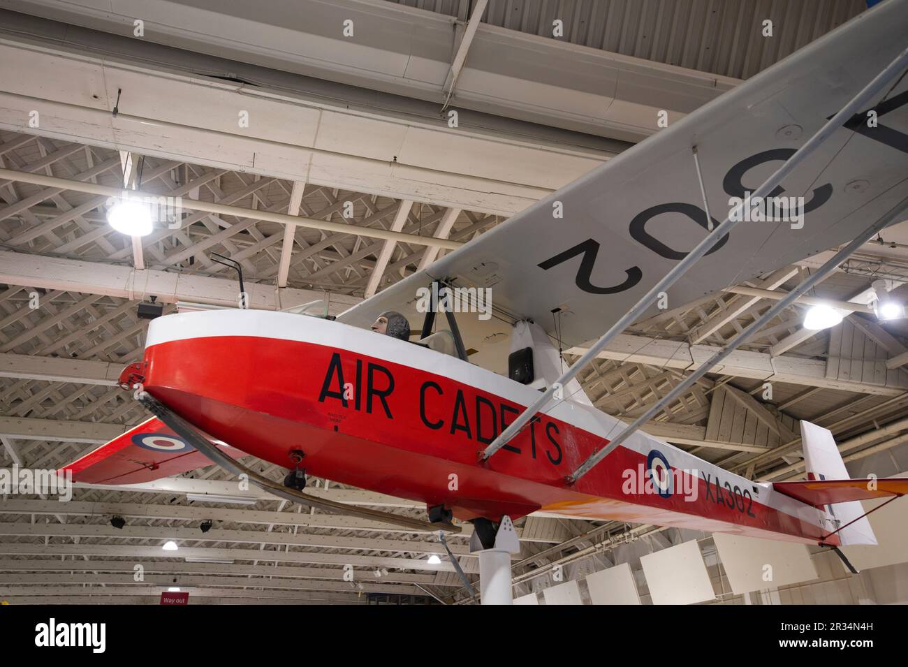 Slingsby Cadet TX3 training glider Stock Photo - Alamy