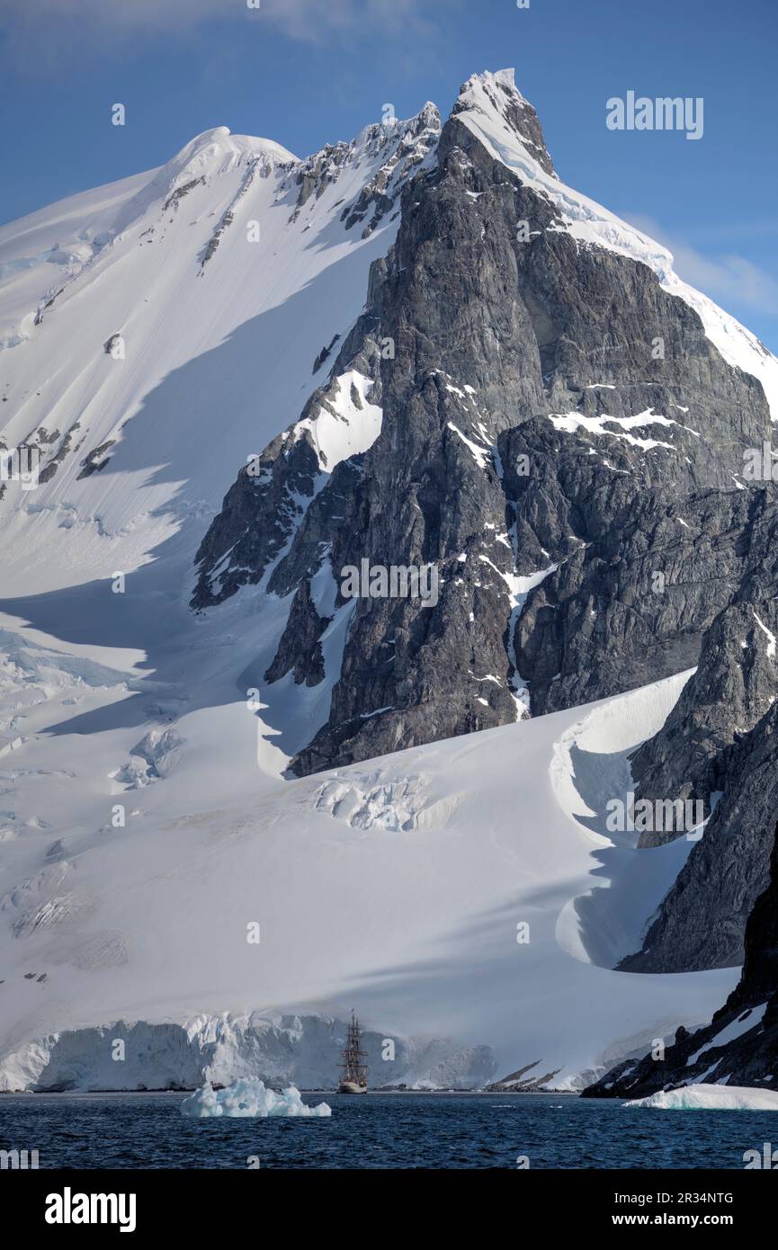 Sailing bark europa in antarctica hi-res stock photography and images - Alamy