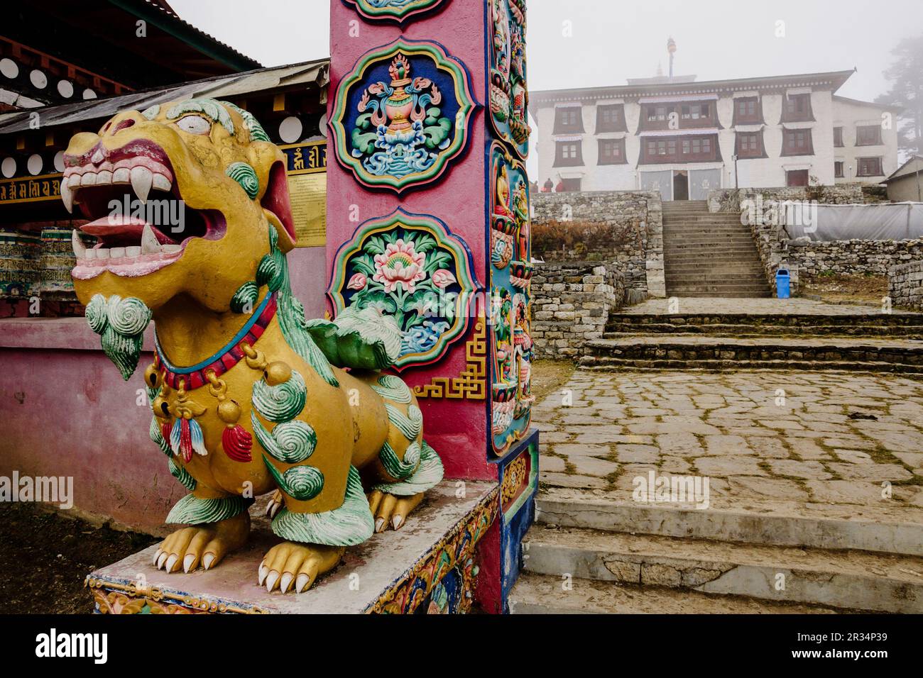 monasterio budista de Tengboche.Sagarmatha National Park, Khumbu Himal ...