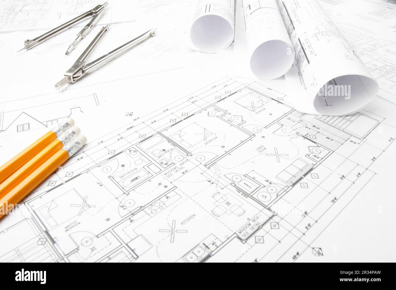 Floor plan drawings vector hi-res stock photography and images - Alamy