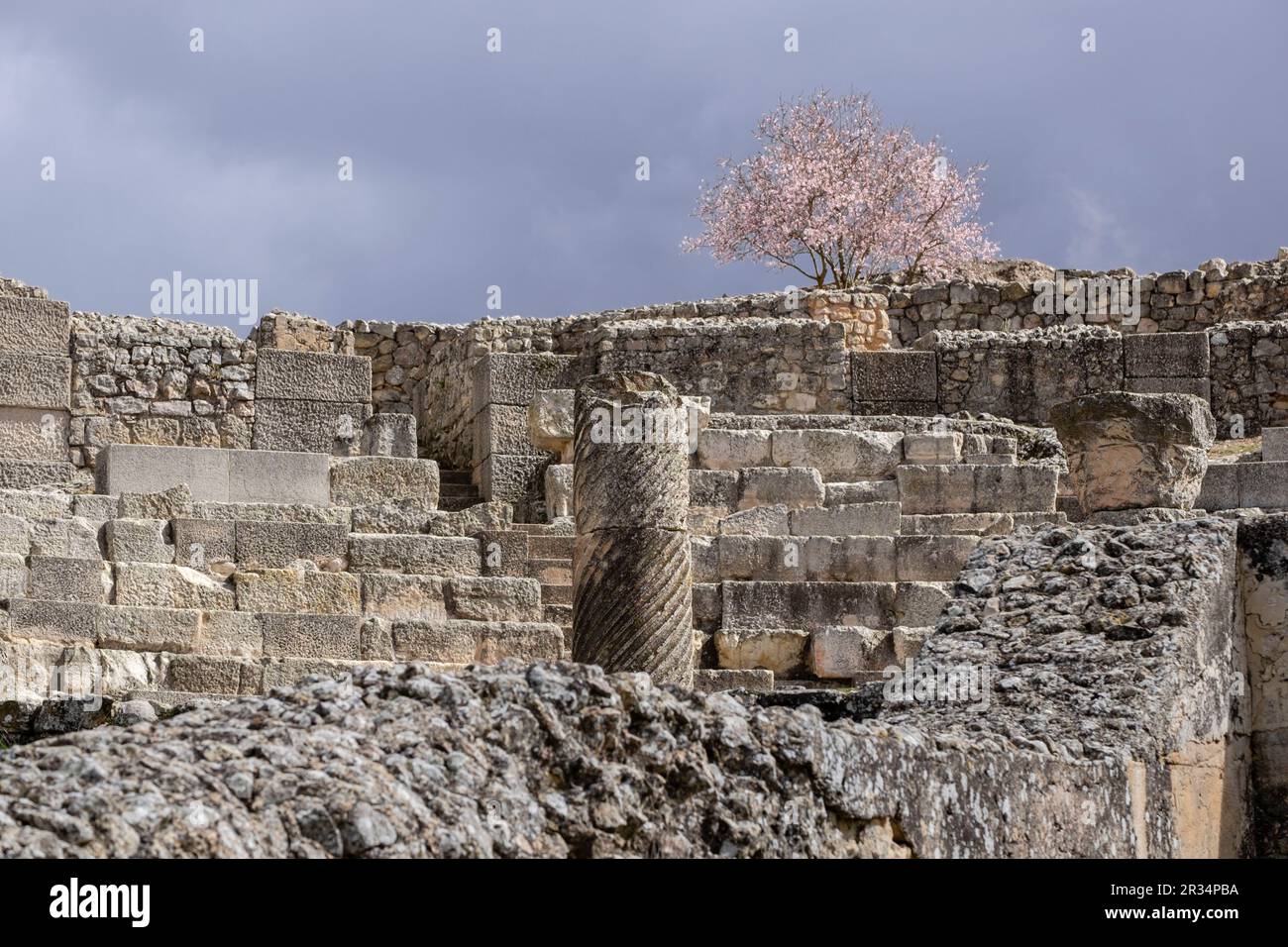 parque arqueológico de Segóbriga, Saelices, Cuenca, Castilla-La Mancha ...