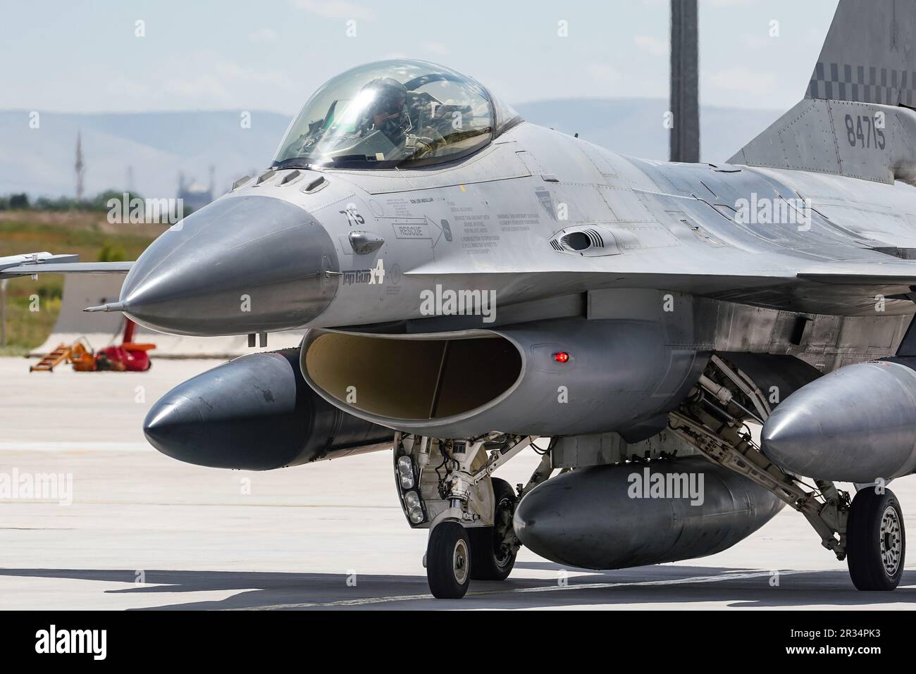 KONYA, TURKIYE - JUNE 30, 2022: Pakistan Air Force General Dynamics F ...