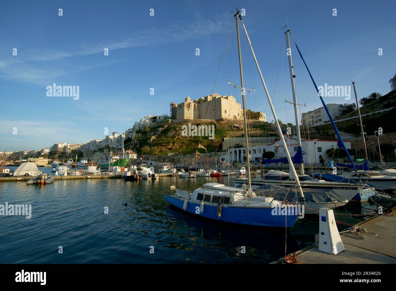 Puerto de Mahon.Iglesia de Sant Francesc.Menorca.Reserva de la ...