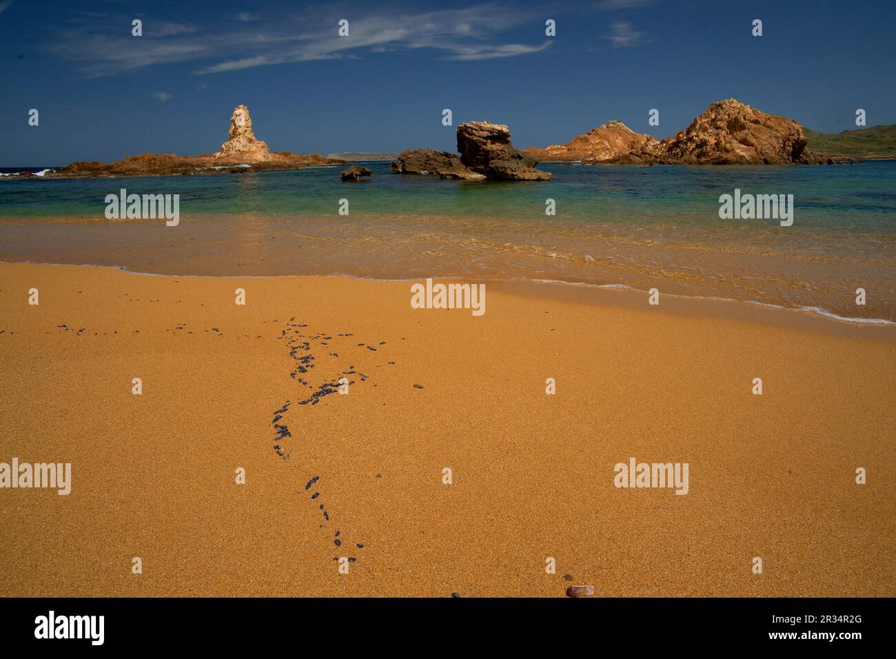 Cala Pregonda.Menorca.Reserva de la Bioesfera.Illes Balears.España ...