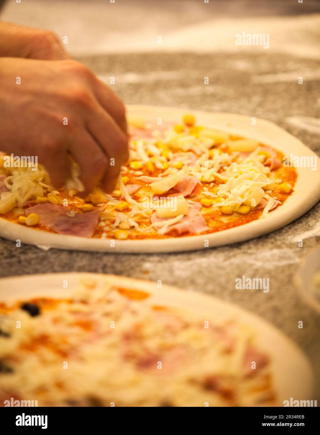 White sauce making hi-res stock photography and images - Alamy