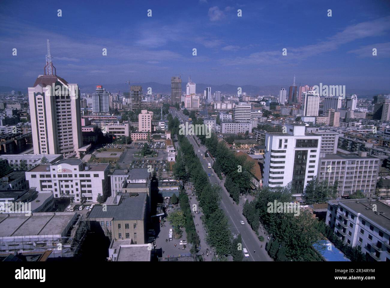 the city centre in the City of Kunming in the province of Yunnan in ...
