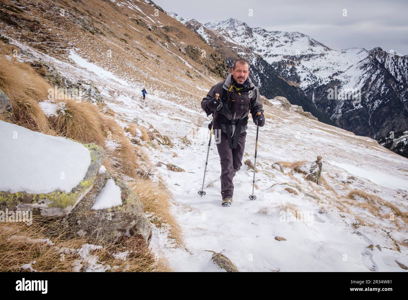 Puerto Viejo de Bielsa, Huesca, Aragón, cordillera de los Pirineos ...