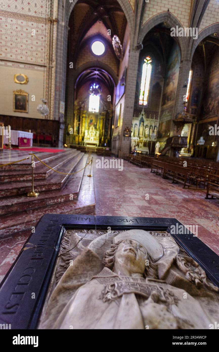 catedral de San Juan Bautista, siglo XIV-XVI, Perpignan, pirineos ...