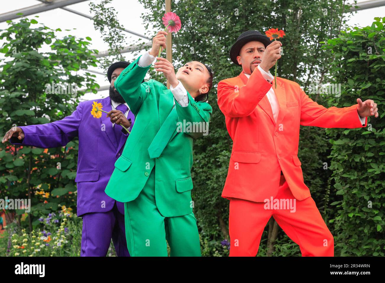 London, UK. 22nd May, 2023. In the The Sadlers Wells East Garden ...