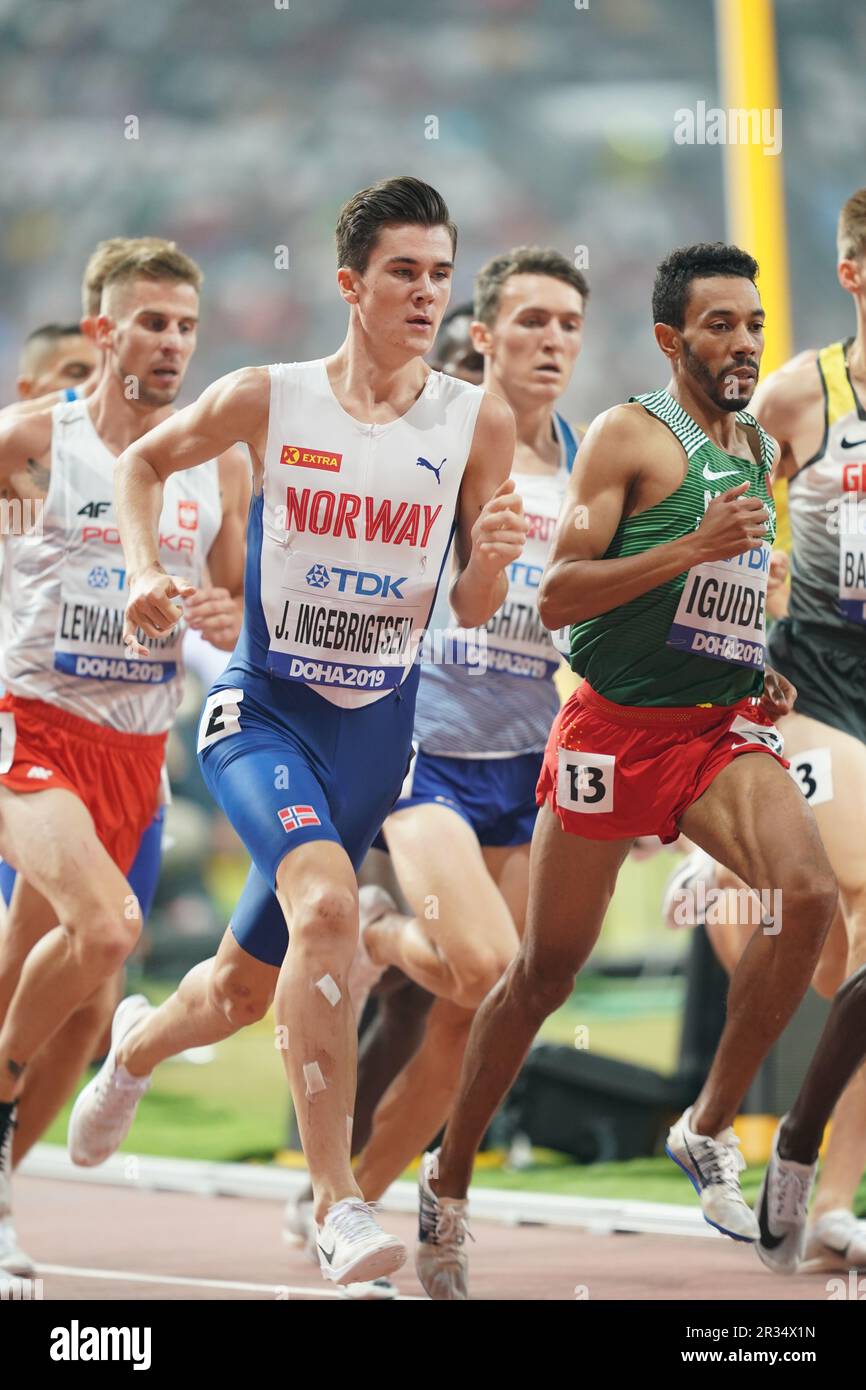 Jakob ingebrigtsen doha 2019 hi-res stock photography and images - Alamy