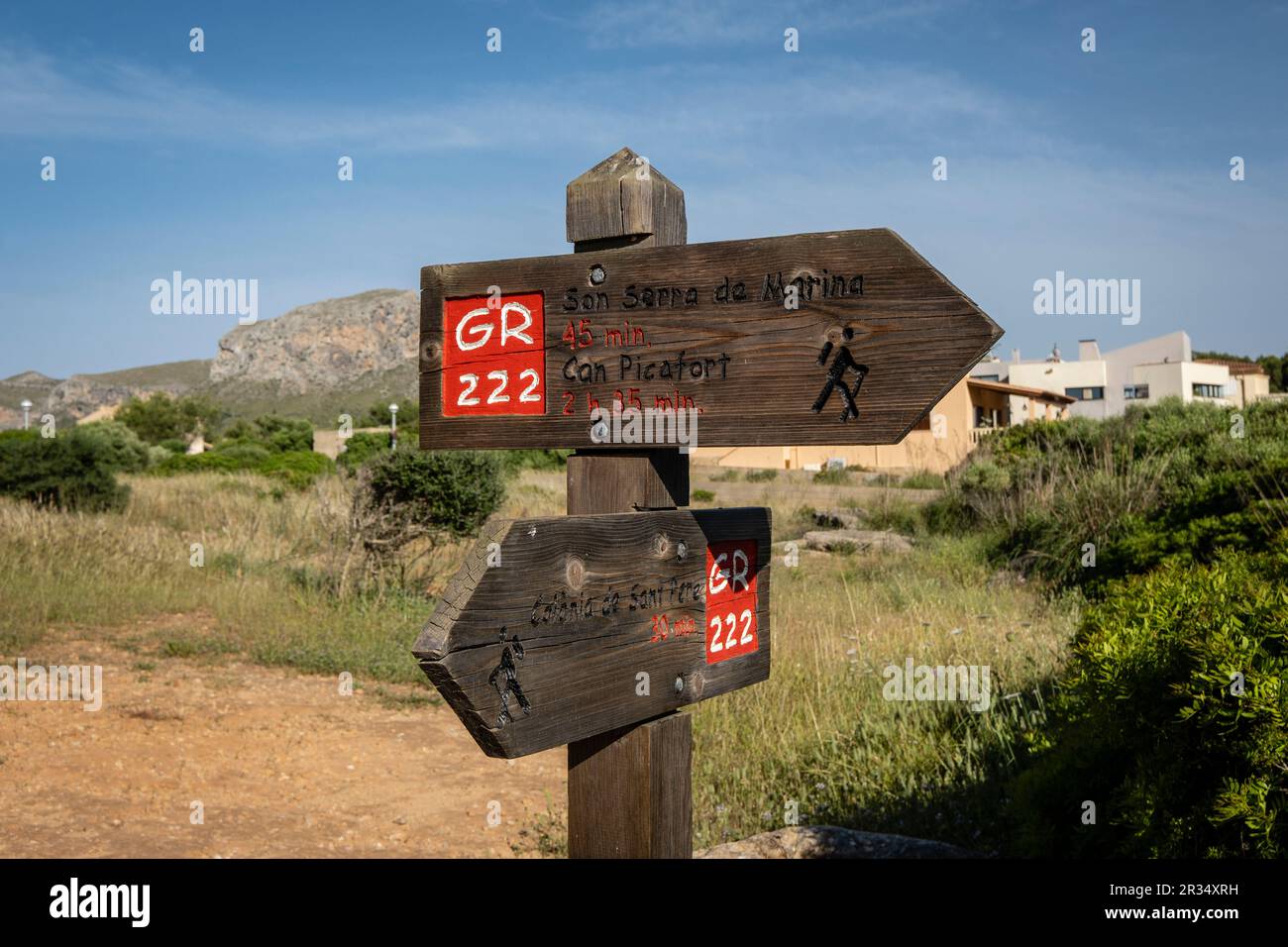 Artà - Lluc route, GR 222 path, Sa Canova, Mallorca, Balearic Islands ...