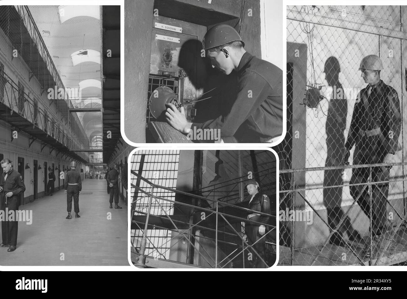 The prison of the Nuremberg courthouse where in 1945 the Nazi war criminals were imprisoned ...