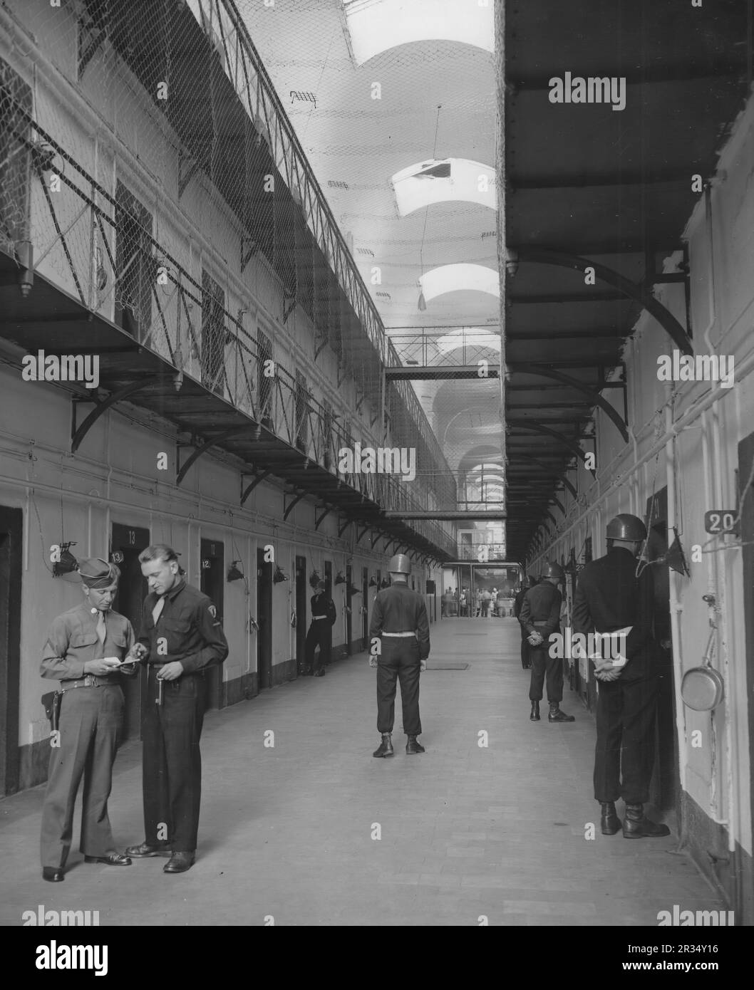 The prison of the Nuremberg courthouse where in 1945 the Nazi war ...