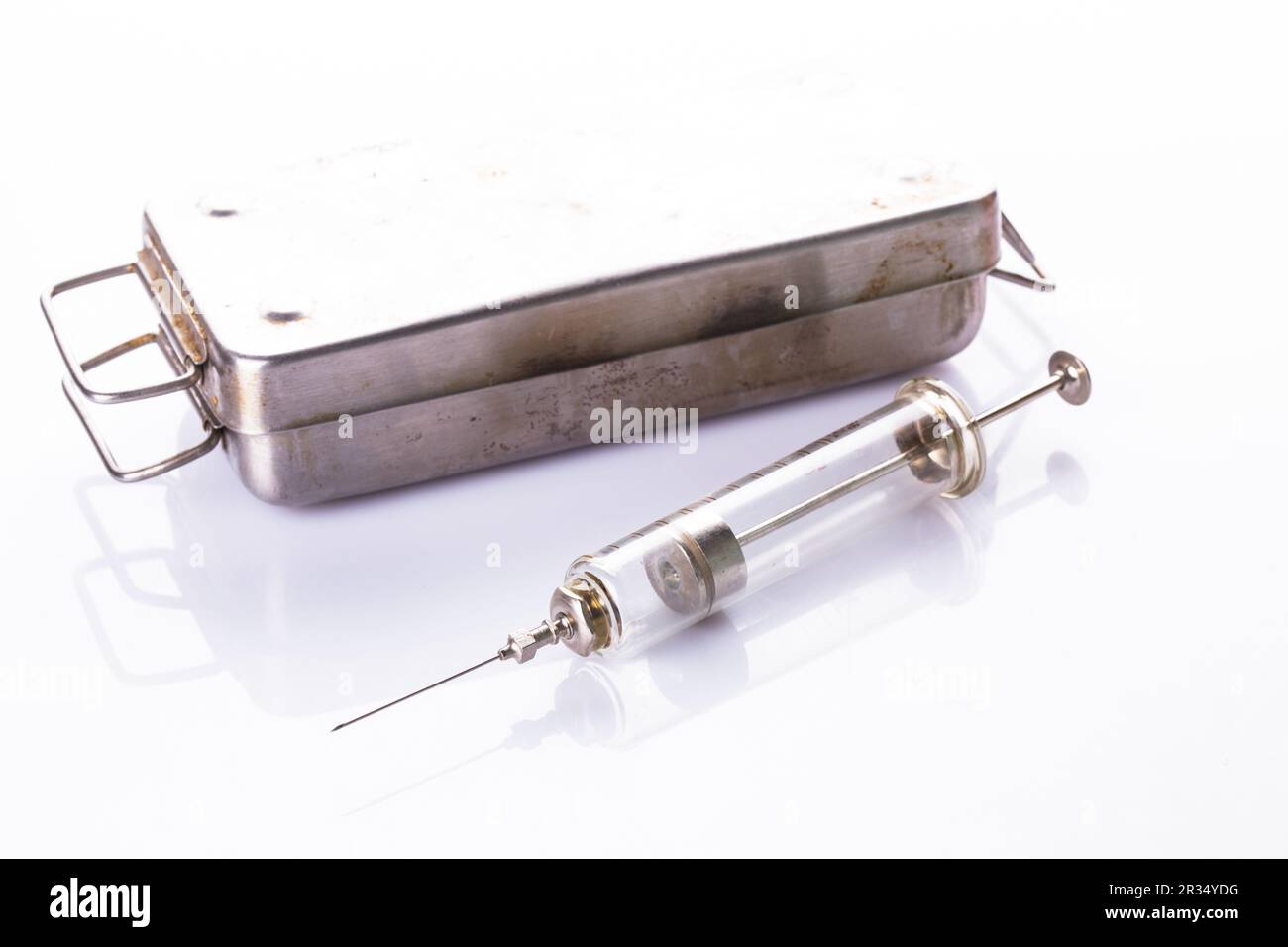 Old glass injection retro hi-res stock photography and images - Alamy