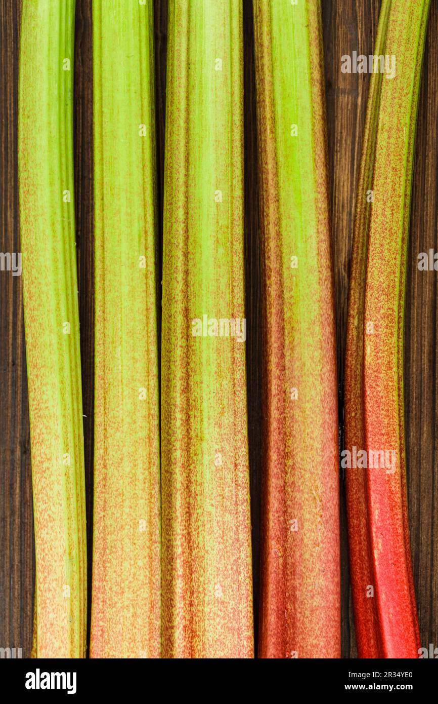 Rhubarb closeup hi-res stock photography and images - Alamy
