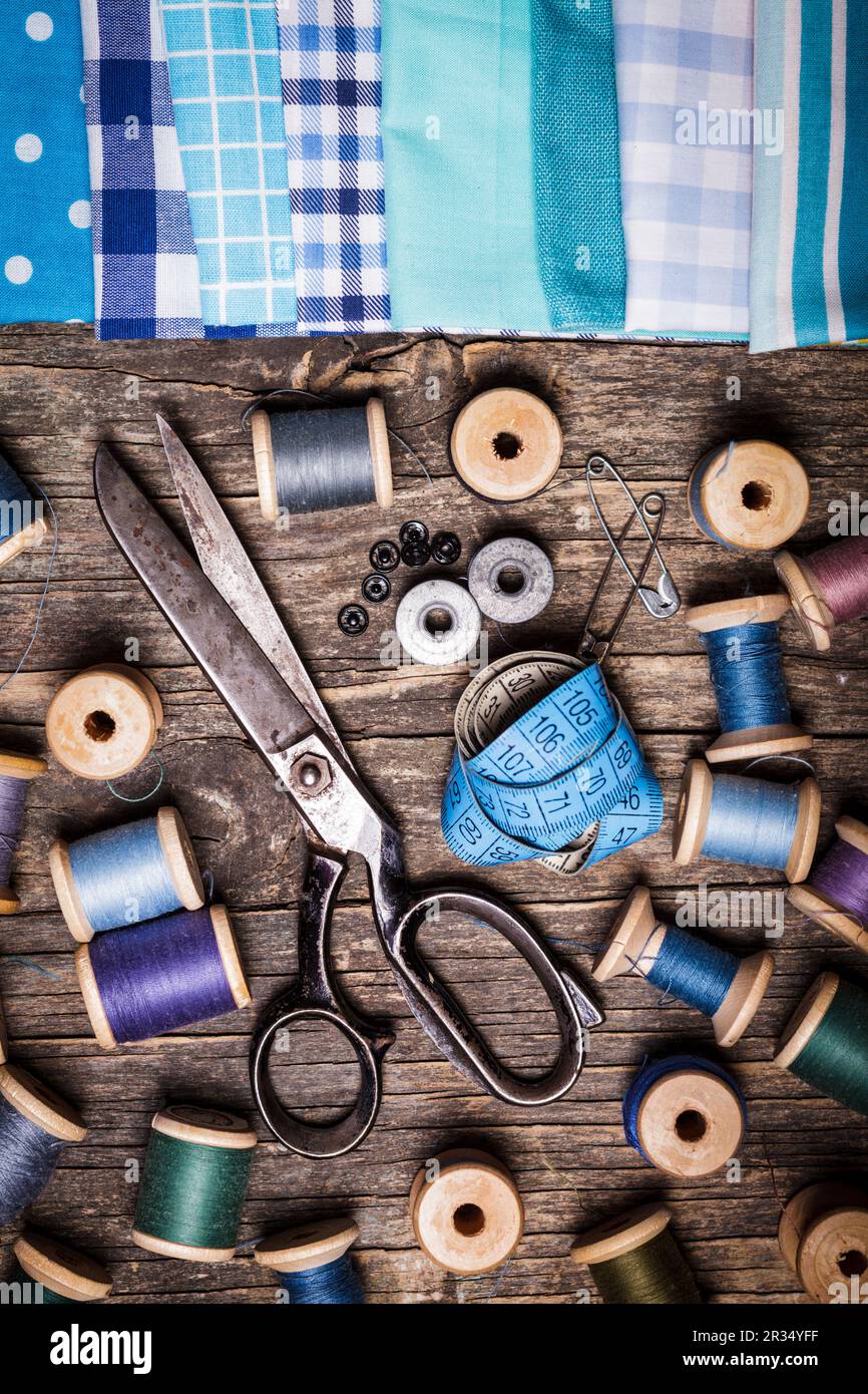 Sewing repair kit hi-res stock photography and images - Alamy
