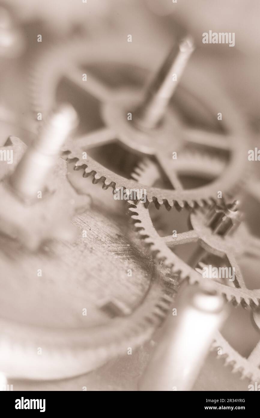 Mechanical clock and movement hi-res stock photography and images - Alamy