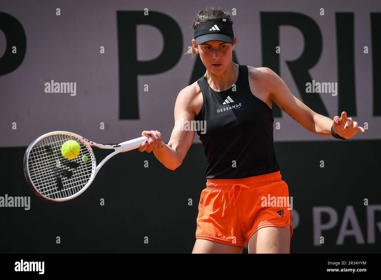 Paris, France. 22nd May, 2023. Audrey ALBIE of France during the first ...