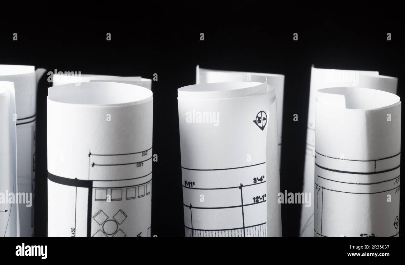 Isolation of several drawings for the project Stock Photo - Alamy