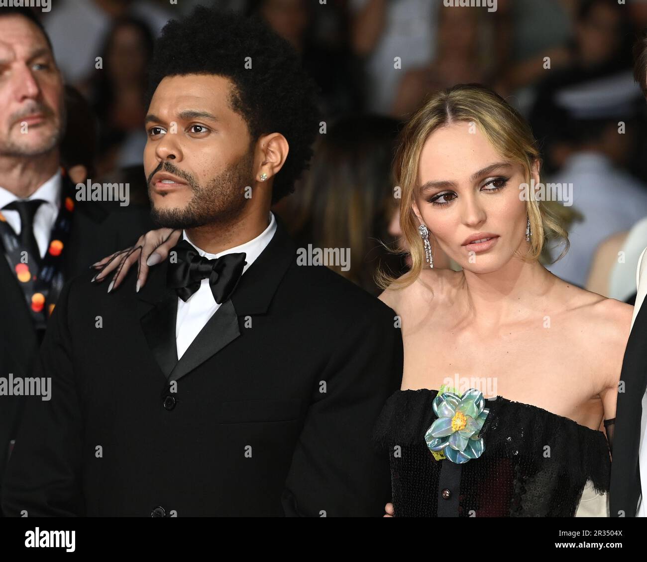 Abel Makkonen Tesfaye aka The Weeknd and Lily-Rose Depp attending the ...