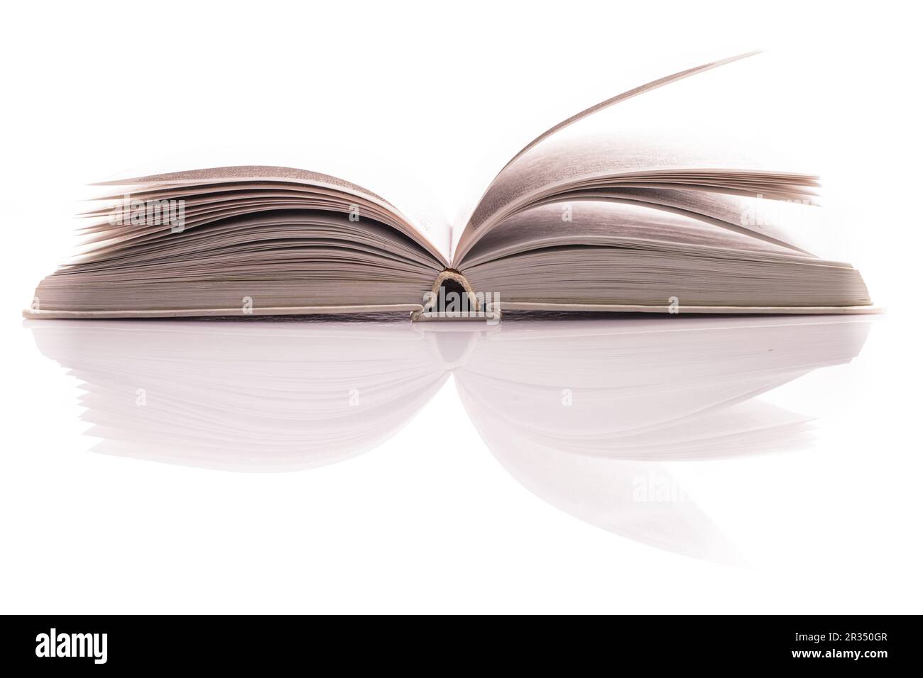 White open book Stock Photo - Alamy