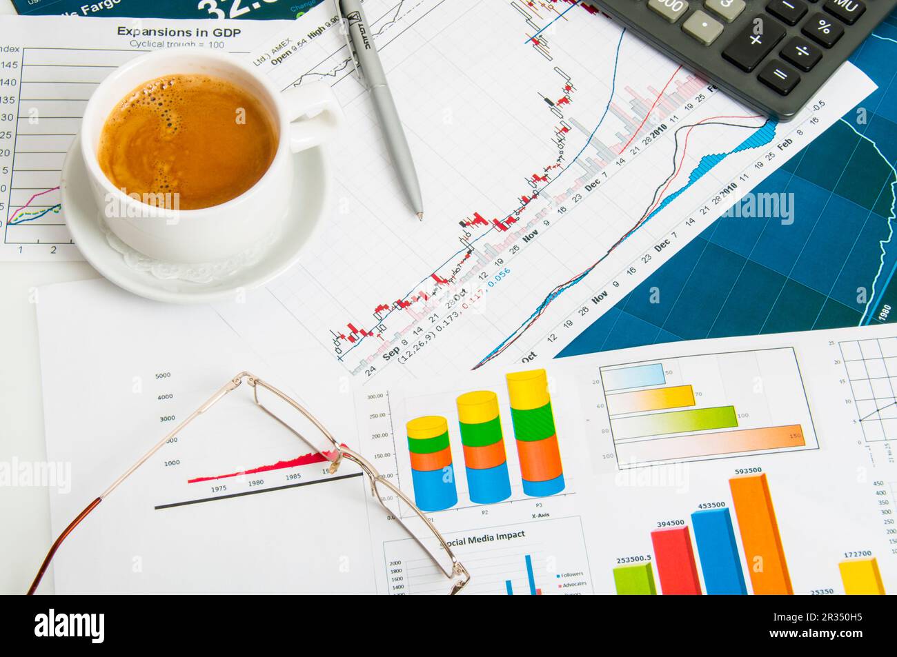 Graphs and Charts Stock Photo - Alamy
