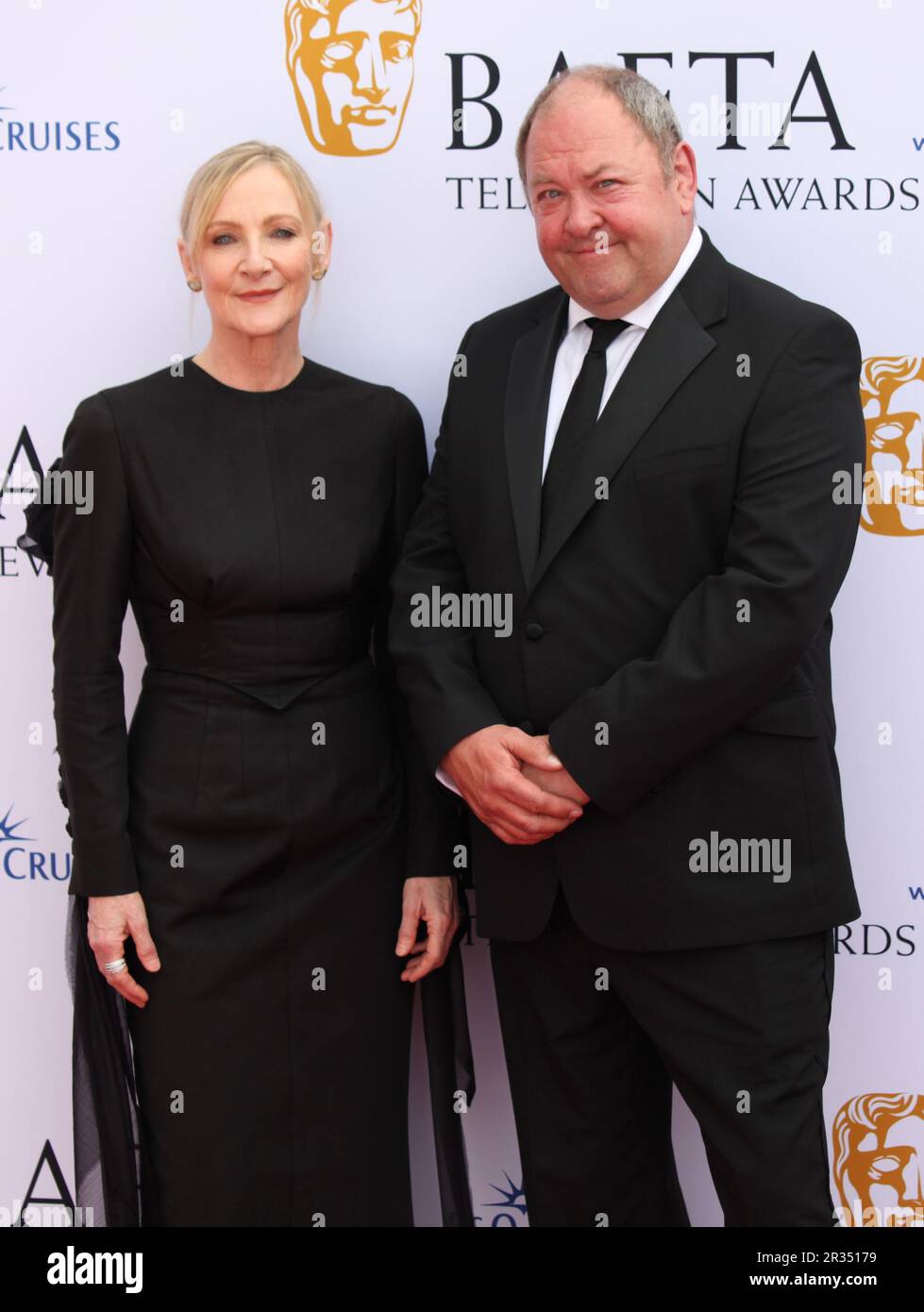 London, UK. Lesley Sharp and Mark Addy at the 2023 BAFTA Television ...