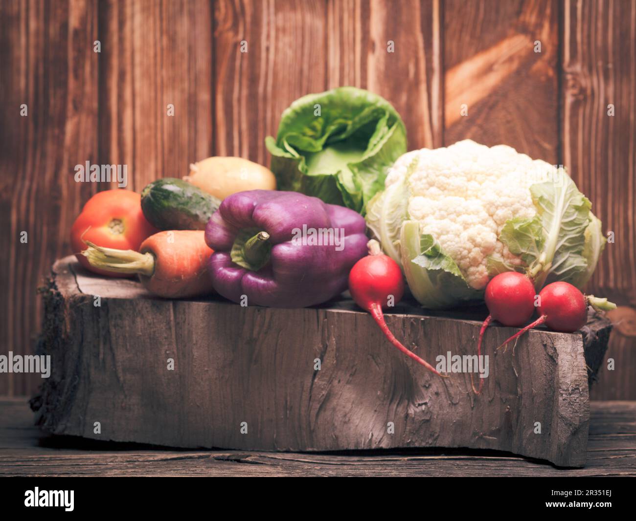 Vegetables still life Stock Photo - Alamy
