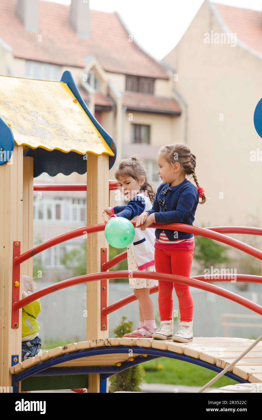 Children at the playground Stock Photo - Alamy