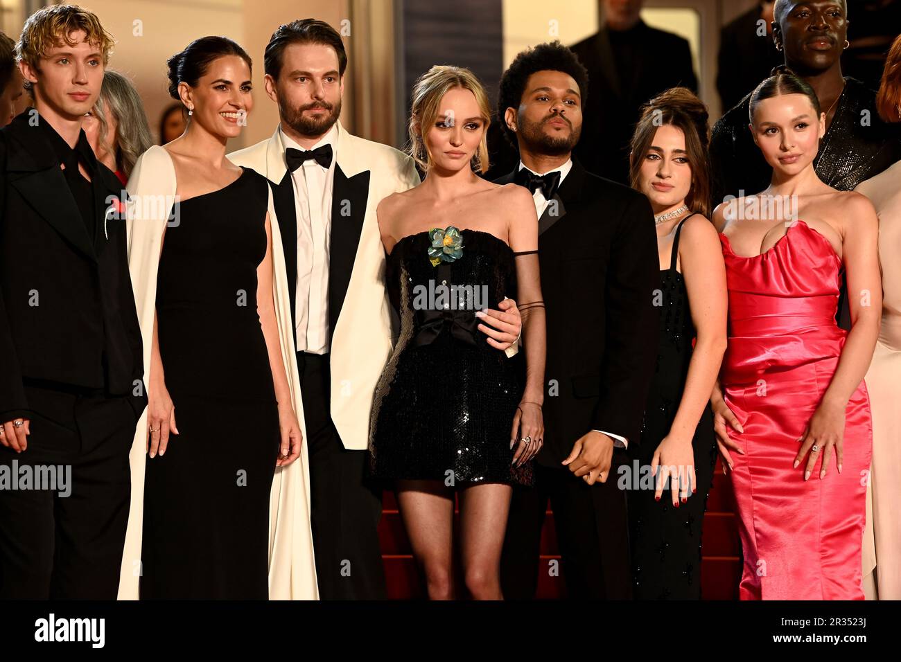 Members of the cast and crew including Abel Makkonen Tesfaye aka The ...